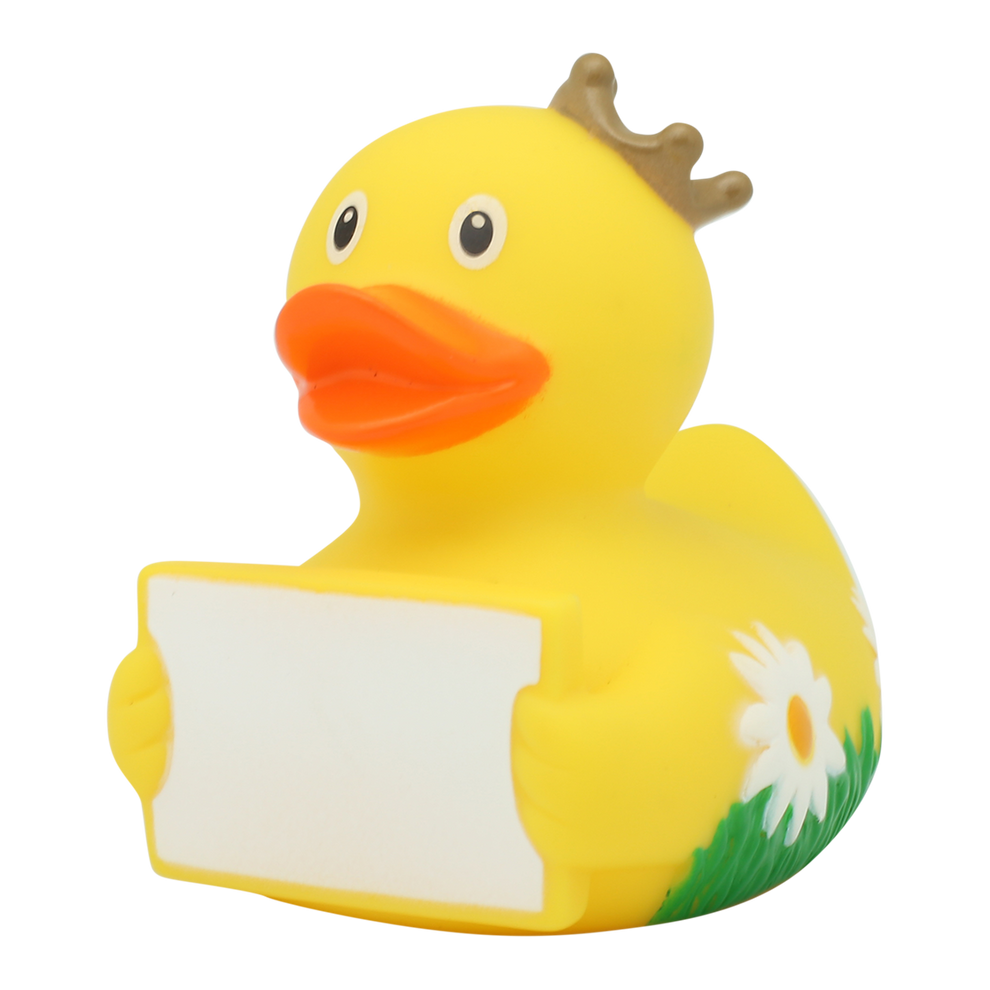 Rubber Duck With Greeting Sign – Tallinn Duck Store
